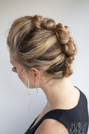Curly hair tutorial - the French Roll Twist and Pin Hairstyle - Hair ...