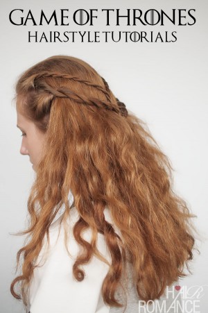 Game of Thrones Hairstyles - Cersei Lannister rope braid hairstyle ...