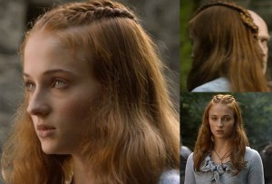 Game of Thrones Hairstyles - Sansa Stark braid tutorial - Hair Romance