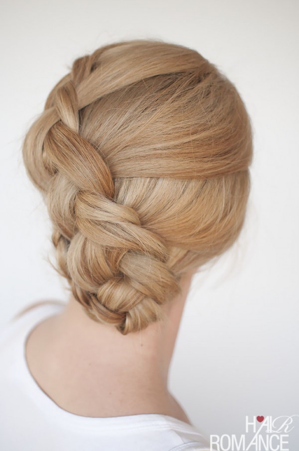 New braid hairstyle tutorial - the twist braid updo - Hair Romance