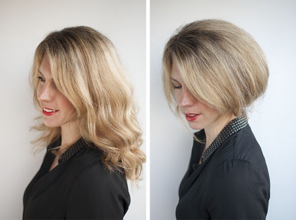 Faux bob hairstyle tutorial - try out short hair before the big chop ...