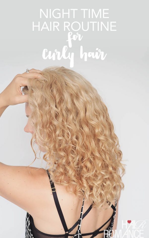 Night time hair routine - Tips on how to sleep with curly hair - Hair ...