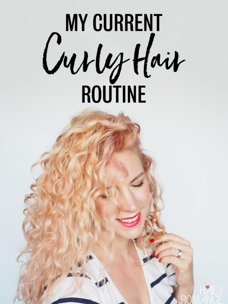 My current curly hair routine - Hair Romance